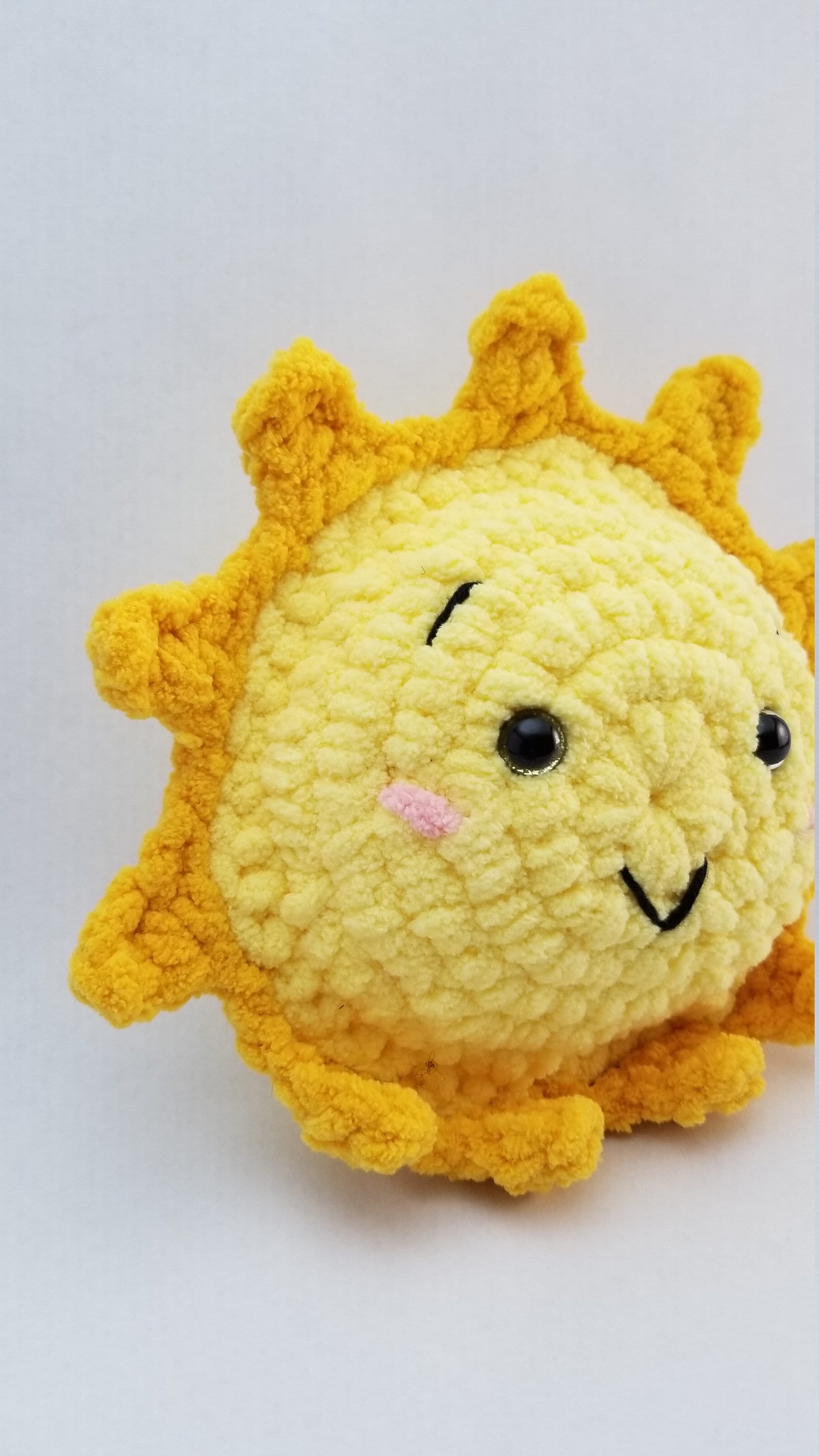 Sunshine Crochet Plushie - Sun | Kawaii Plushie | Sunshine Baby Shower ...