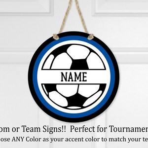 Soccer Sign Team Personalized Soccer Sign Tournament Signs - Etsy