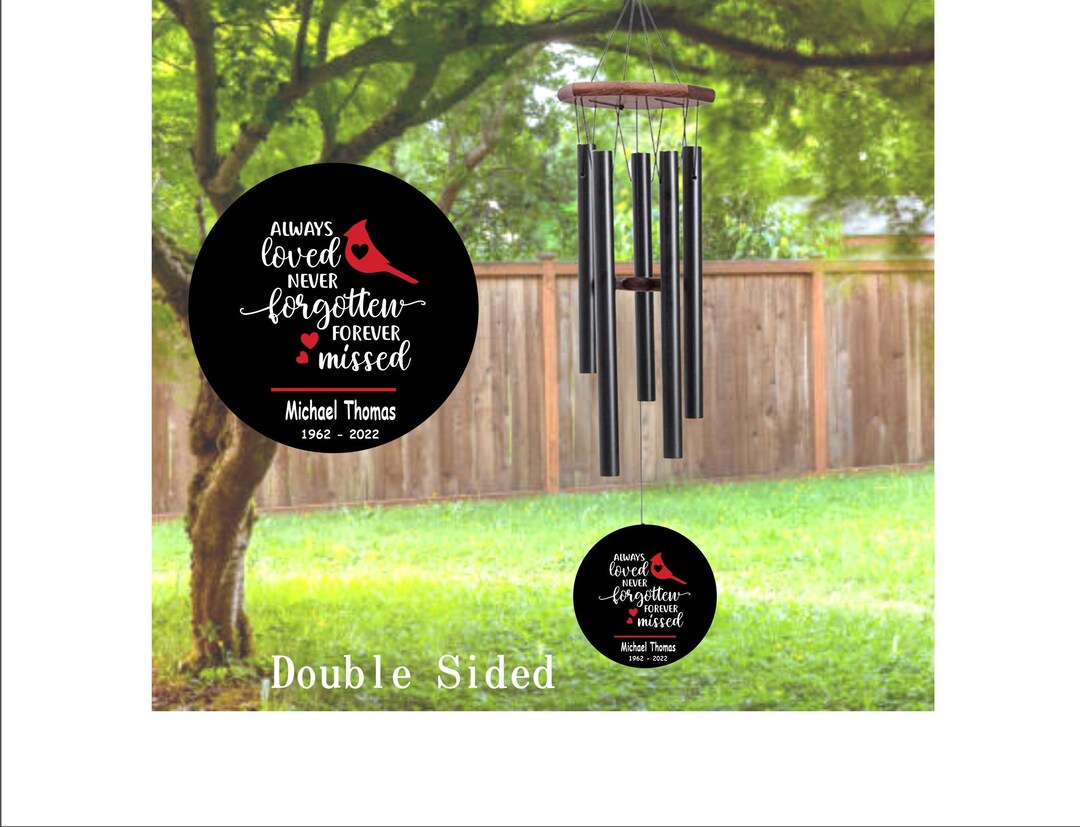 Memorial Wind Chime, Personalized Memorial Wind Chime, Remembrance Gift ...