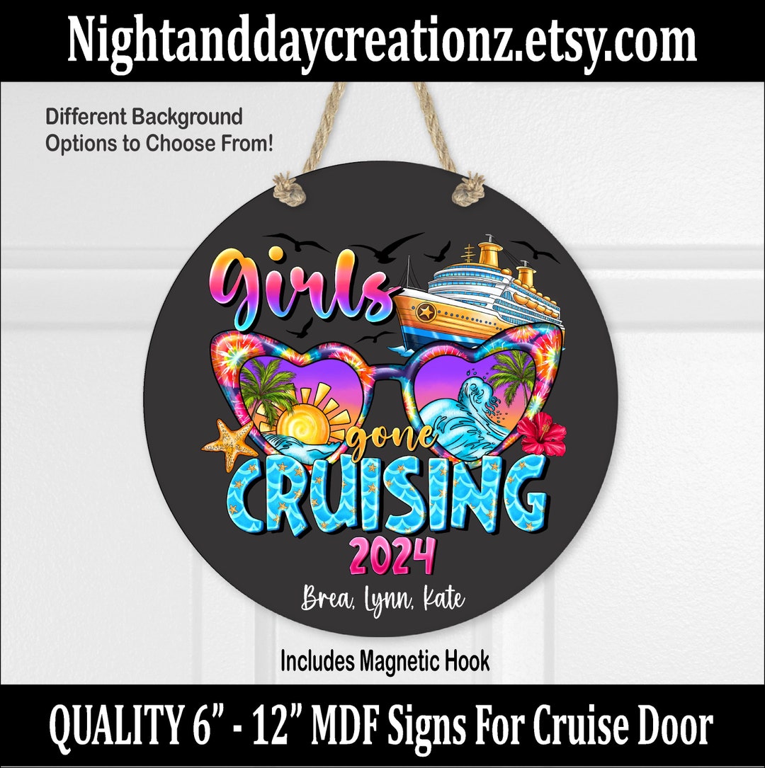 Girls Trip Cruise, Girls Trip, Ship Sign, Cruise Door Magnet, Cruise ...