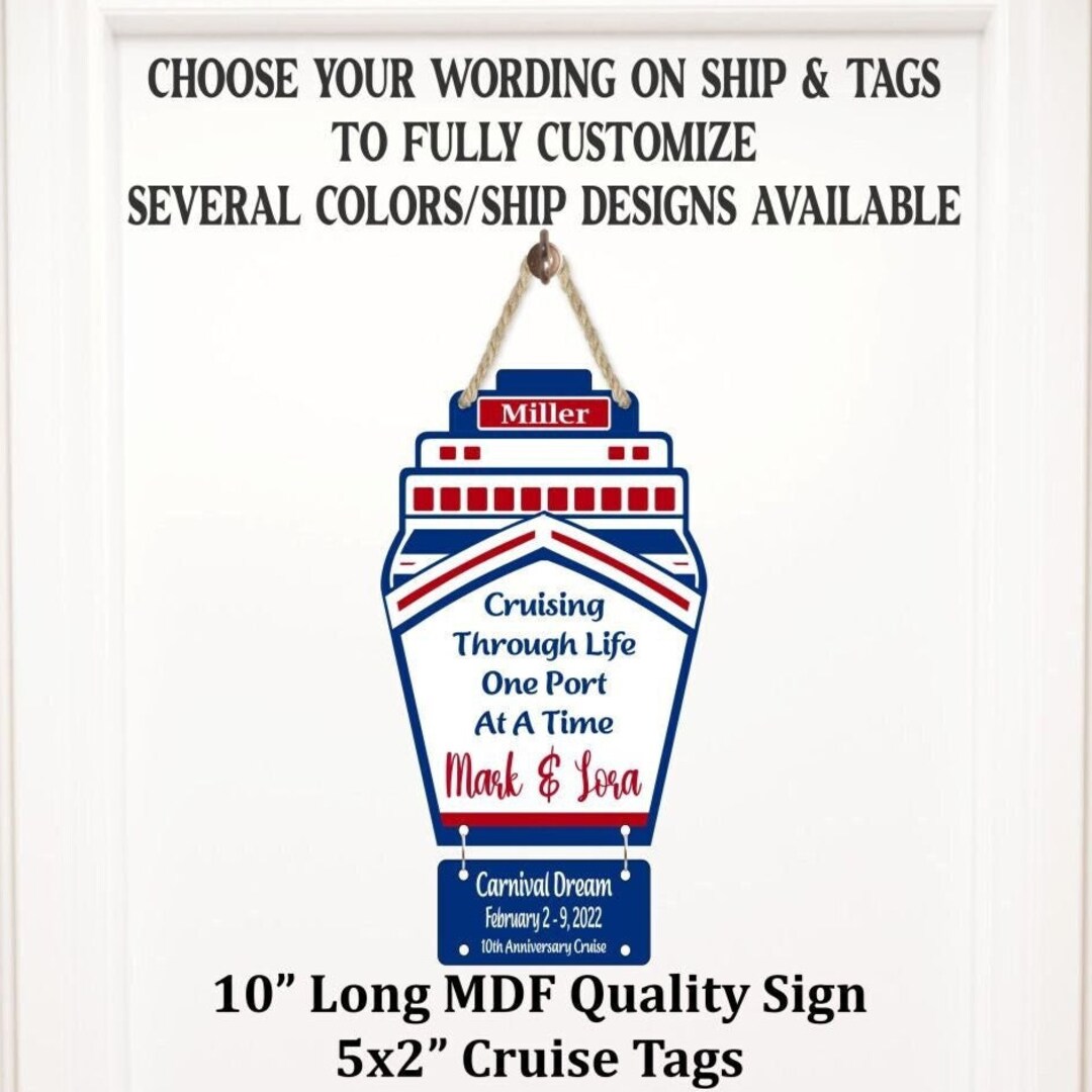 Cruise Ship Sign, Cruise Sign, Cruise Door Decoration, Cruise, Cruise ...
