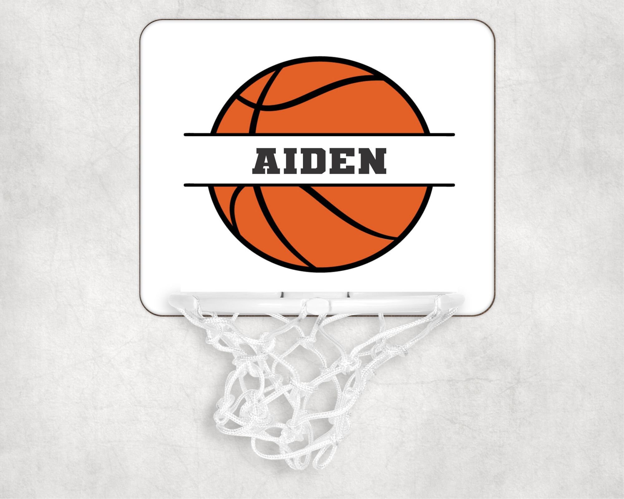 Basketball Court Personalized Mini Basketball Hoop Zazzle
