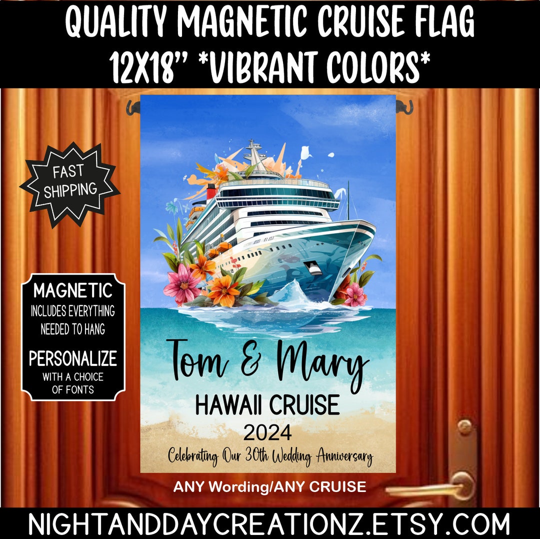 Cruise Door Flag, Cruise Magnet, Cruise Flag, Cruise Door Decoration ...