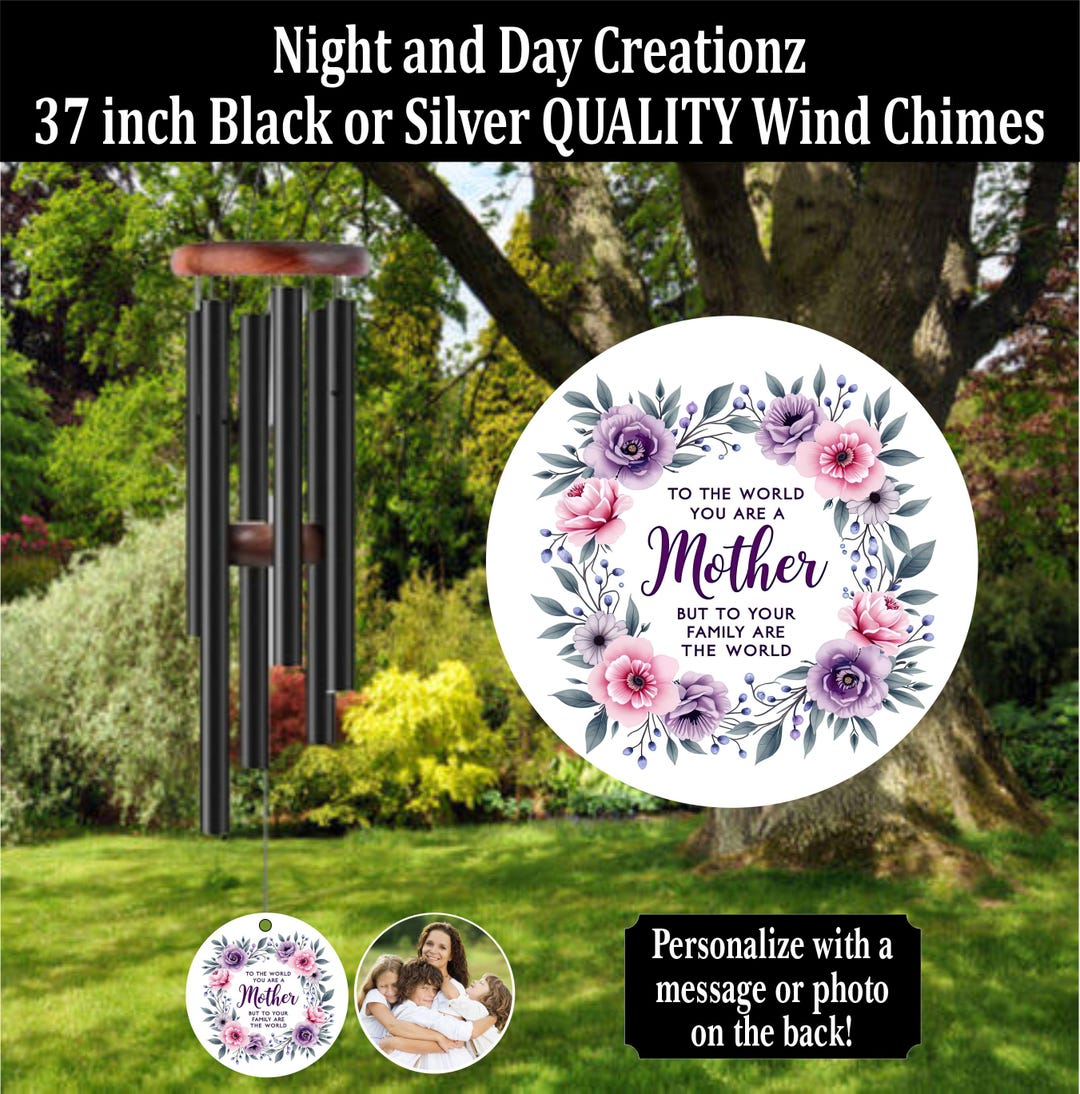 Mother Wind Chime, Mom, Mother's Day Wind Chime, Mother's Day Gift ...