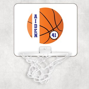 Personalized Mini Basketball Goal Indoor Basketball - Etsy