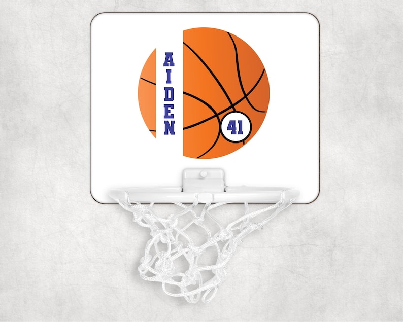 Personalized Mini Basketball Goal Indoor Basketball | Etsy