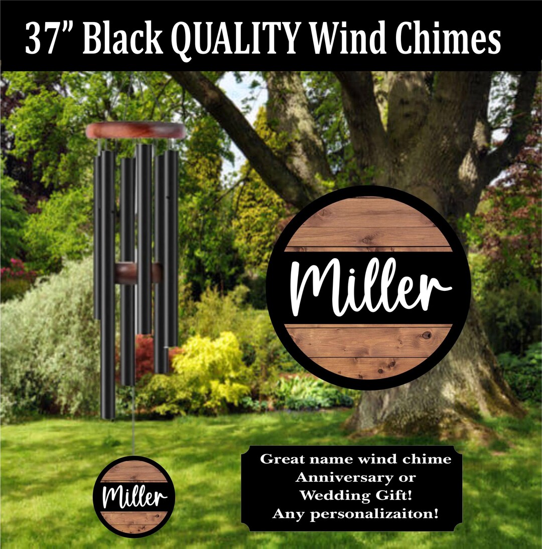 Name Wind Chime: Personalized, Name, Wedding, Anniversary, New Home ...