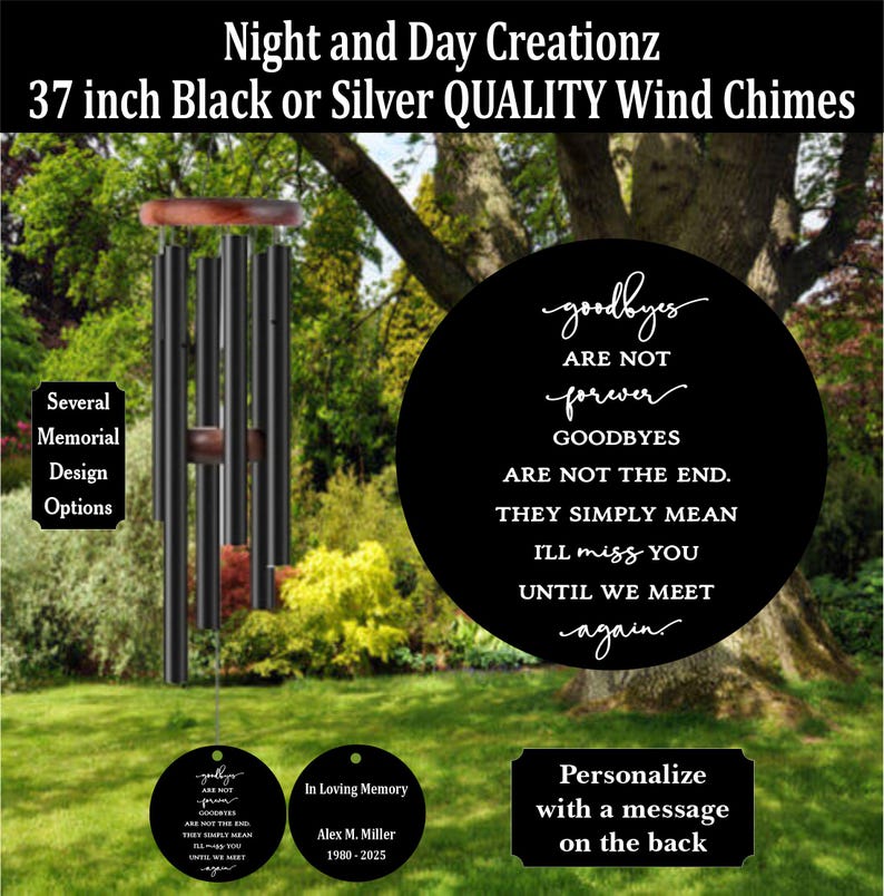 Memorial Wind Chime, Condolence Gift, Memorial, Sympathy Gift, Funeral ...