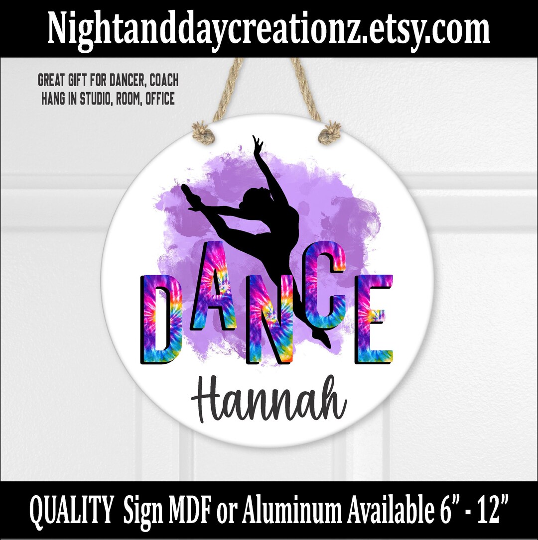 Dance Sign, Dancer, Ballet, Girls Room Sign, Dance Teacher, Coach ...