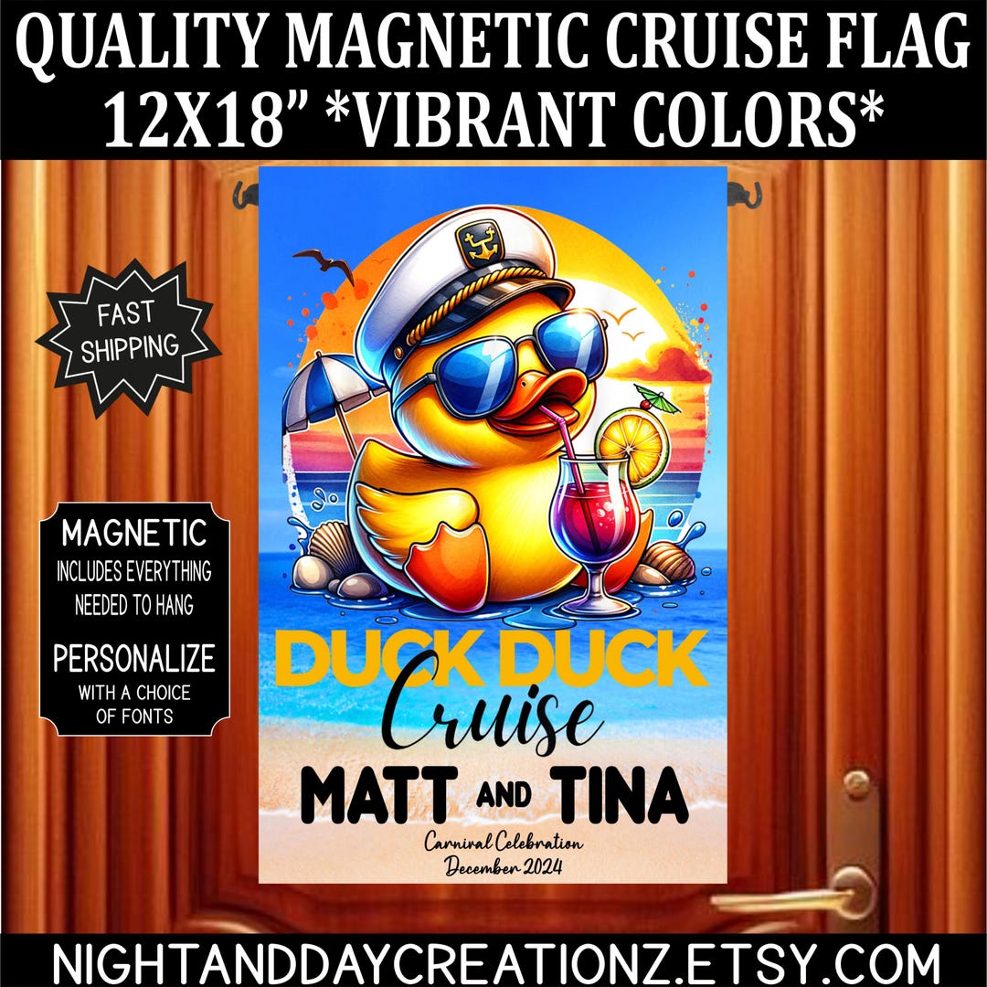 Cruise Flag, Cruise Duck, Cruise Duck Hunting, Cruise Magnet, Cruise ...
