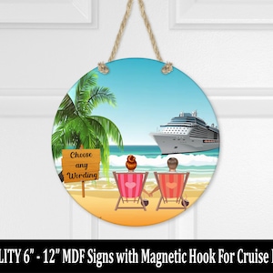 Cruise Ship Sign, Cruise Ship Personalized Door Sign, Cruise Trip Sign ...