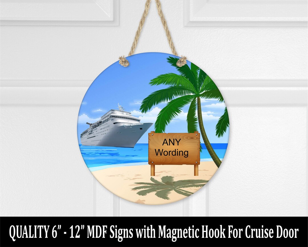 Cruise Ship Sign Cruise Ship Personalized Door Sign Cruise - Etsy