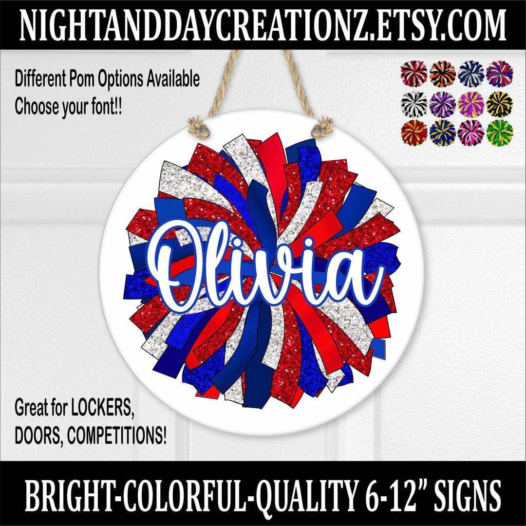 Cheer Sign, Cheerleader, Cheer Gifts, Cheer Coach, Door Sign, Cheer ...