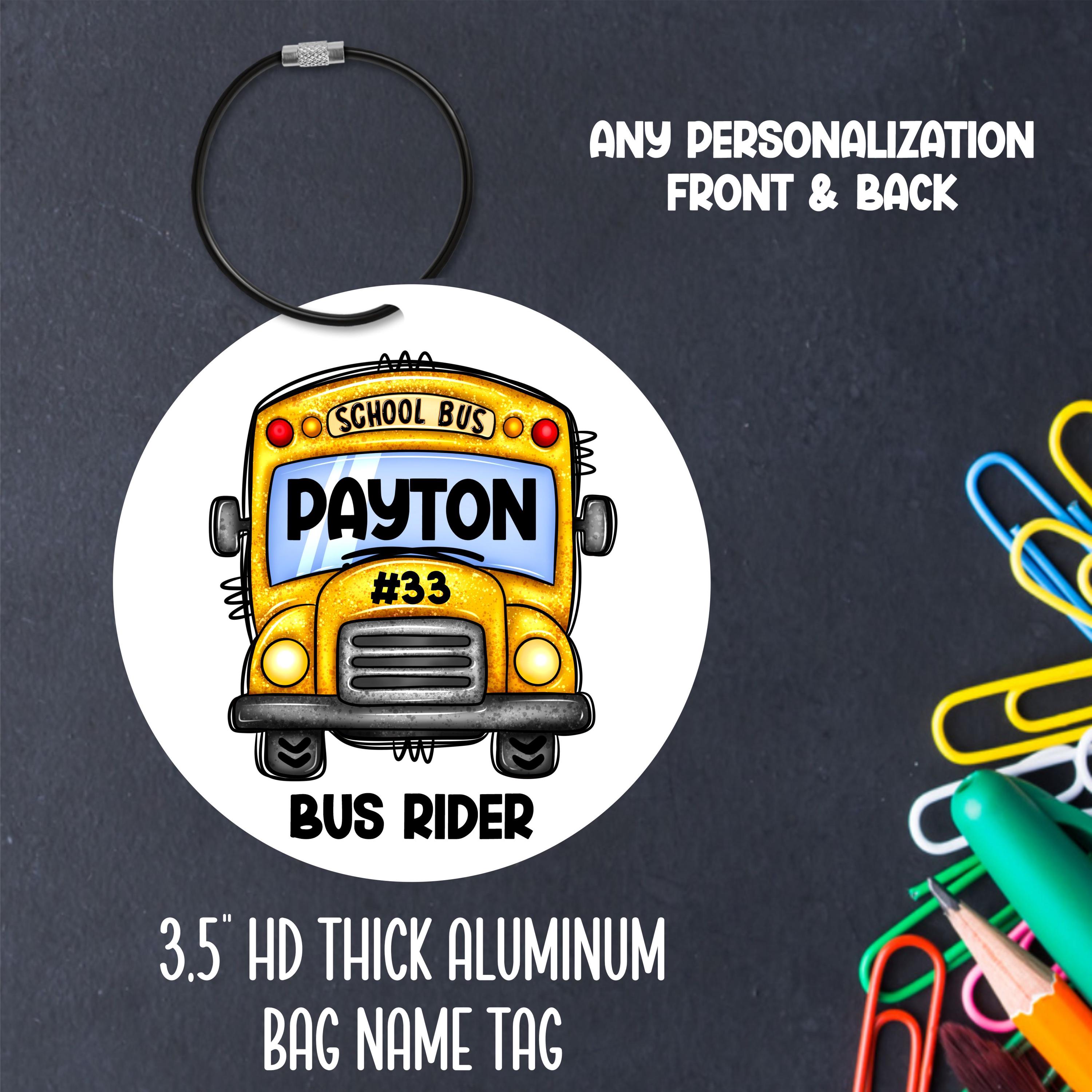 Name Tags School Bus Teacher School Bus Supplies Magnetic Name Badge,