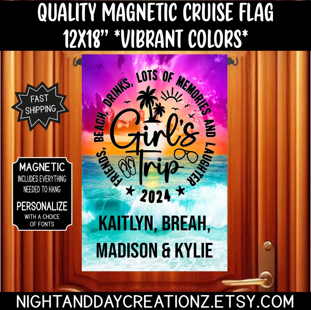 Girls Trip Cruise, Girls Trip Cruise Flag, Cruise, Girls Trip Cruise ...
