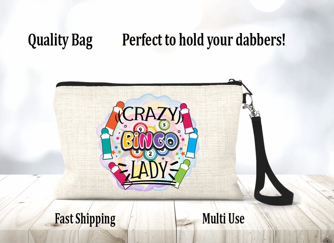 Bingo Bag Bingo Personalized Bag Personalized Wristlet - Etsy