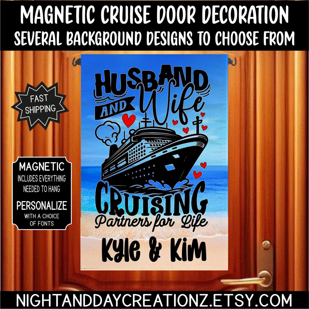 Magnetic Cruise Door Flag, Cruise Flag, Husband and Wife, Cruising ...