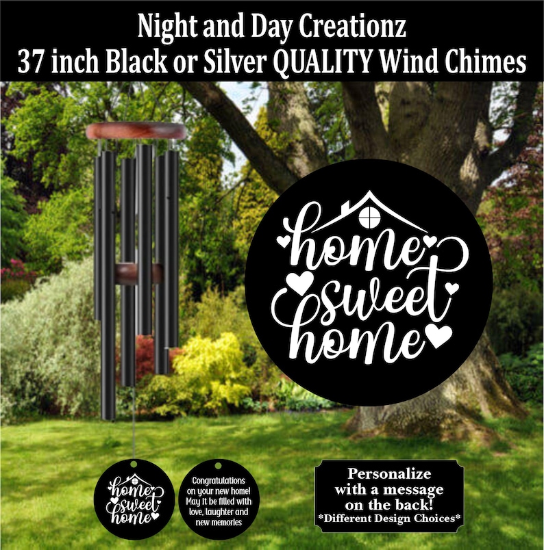 New Home Wind Chime, Moving Gift, Realtor Move in Gift, Moving Away ...