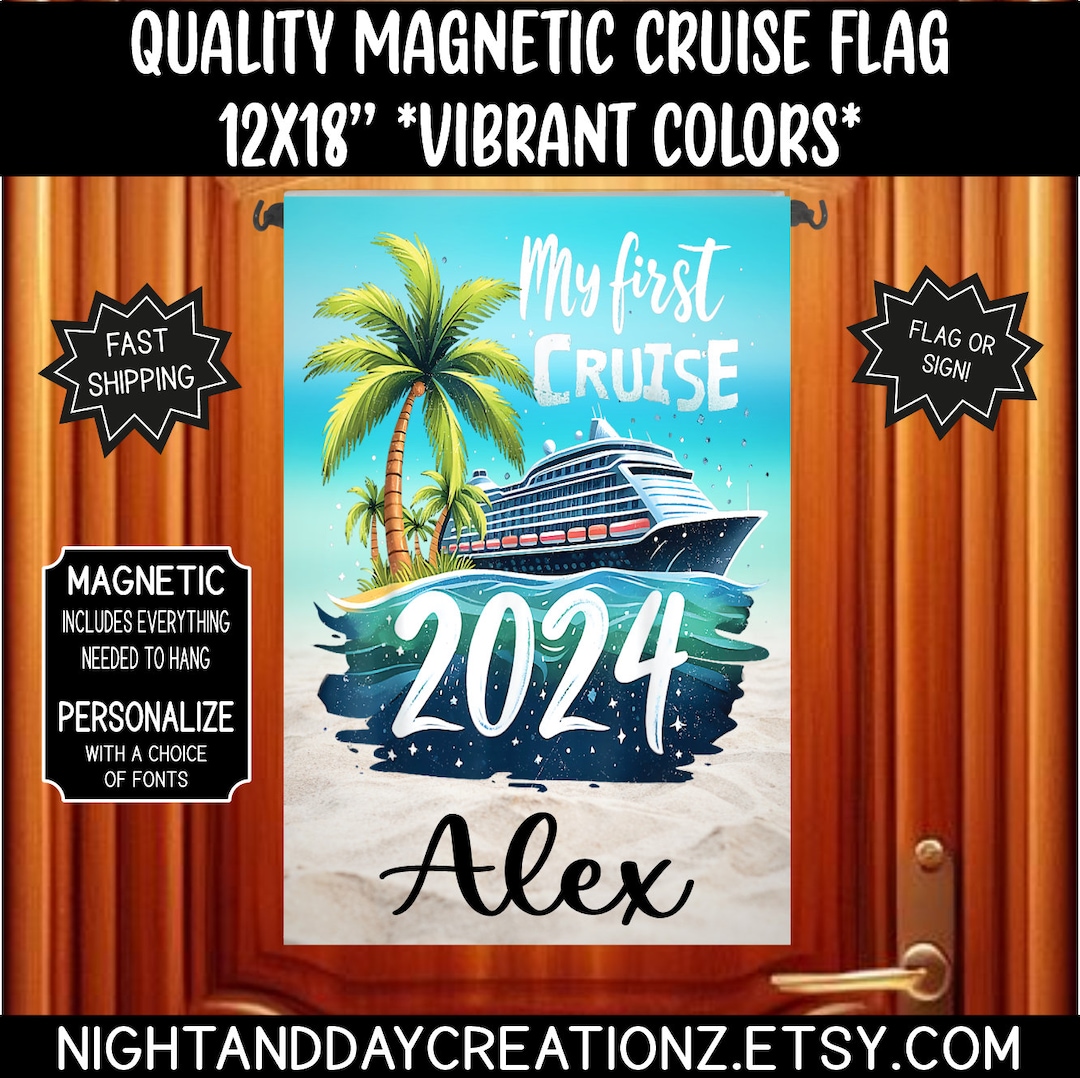 First Cruise, 1st Cruise, Cruise Door Magnet, Cruise Banner, Cruise ...