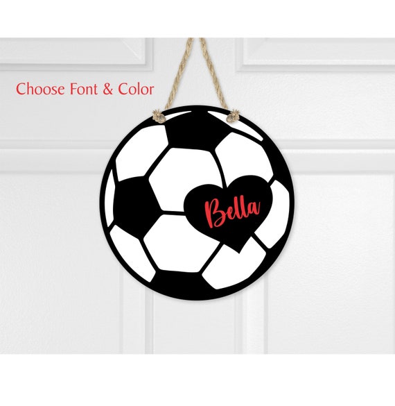 Soccer Sign Personalized Soccer Sign Name Sign Sports - Etsy