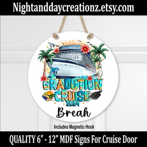 Graduation Cruise, Graduation Trip, Graduation Cruise Flag, Cruise Door ...