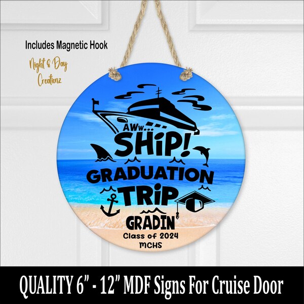 Cruise Grad Trip Door Magnets - Etsy