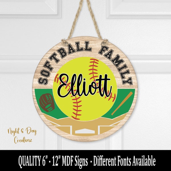 Softball Sign - Etsy