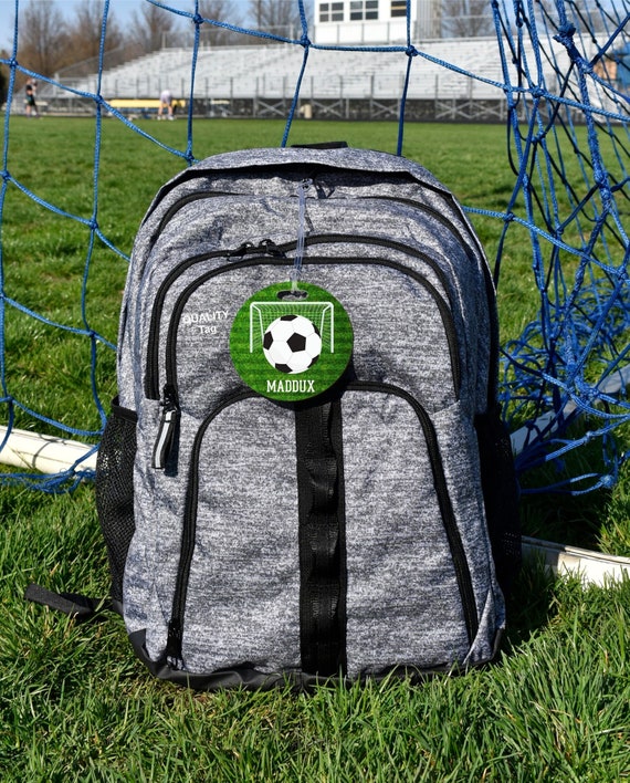 Soccer Ball Print Backpack