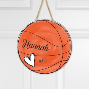 Personalized Basketball Sign, Wall Sign, Name Sign, Sports Decoration ...
