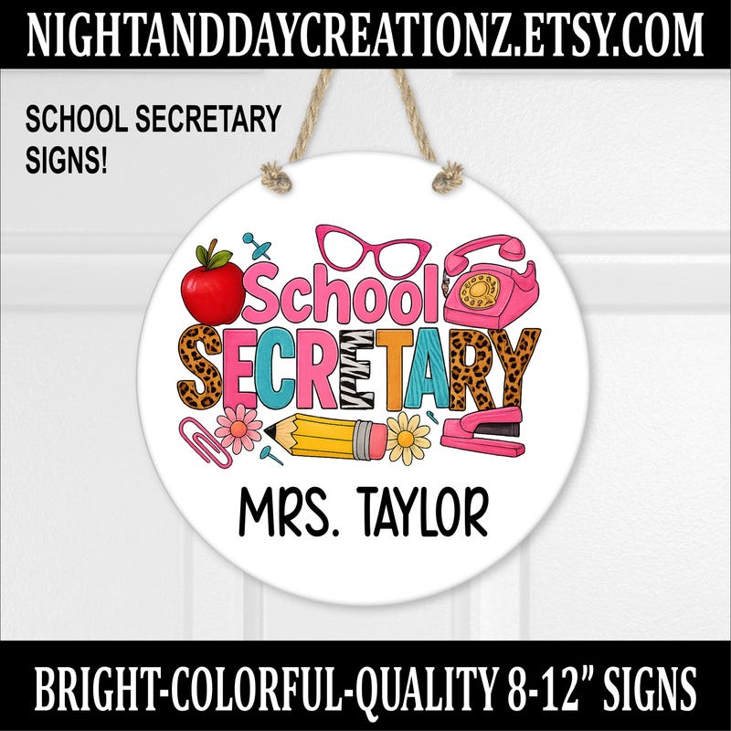 Sign for Secretary's Office - Etsy