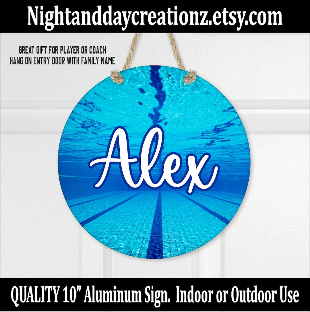 Swim Sign, Swim Team. Personalized Sign, Tournament Signs, Sports ...