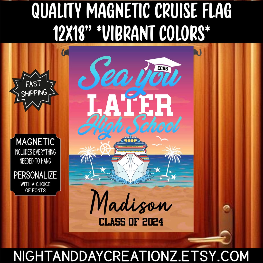 Graduation Cruise, Grad Trip, Personalized Cruise Decoration, Cruising ...