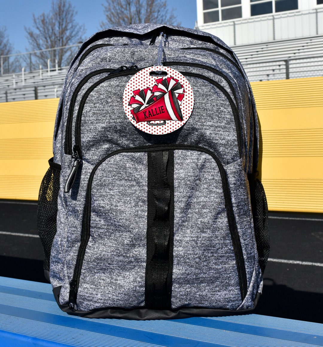 Cheer Name Tag, Personalized Bag Tag, Cheer Bag Tag, Sports Luggage Tag ...