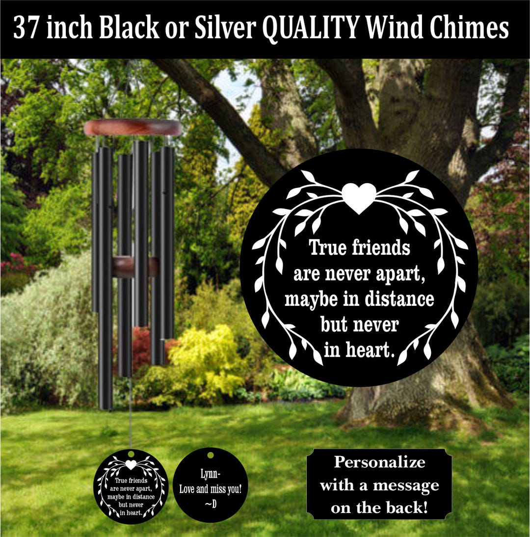 Friendship Wind Chime, Friends Like Stars Wind Chime, Friendship Gifts ...