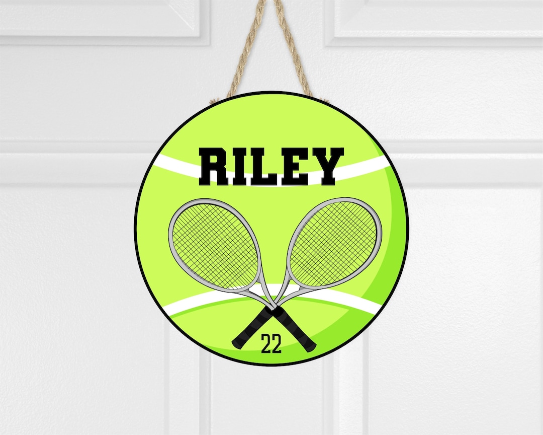 Tennis Sign, Personalized Tennis Sign, Sports Decoration, Kids Room ...