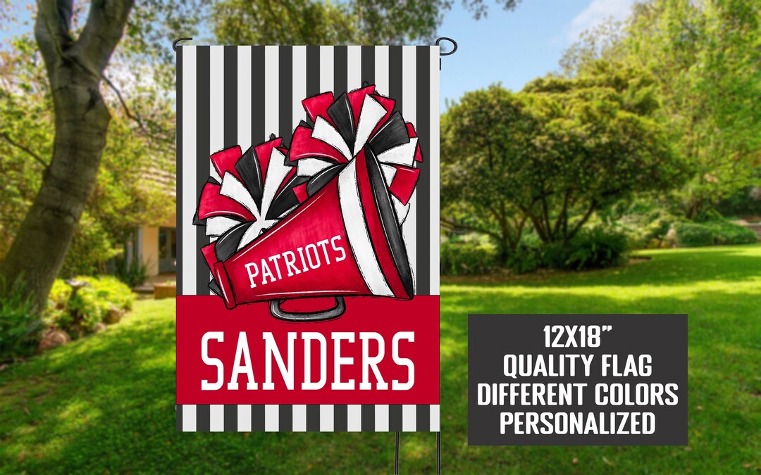 Cheer Flag, Personalized Cheer Flag, Cheer Team, Garden Flag, Custom ...