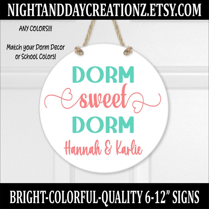 Dorm Sweet Dorm Sign - Etsy