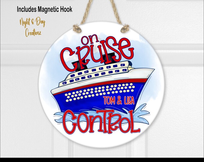 Cruise Control Door Sign, Cruise Door Decoration, Personalized Door ...