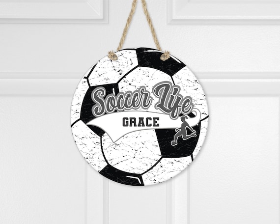 Soccer Sign Personalized Soccer Sign Soccer Room Sign Kids | Etsy