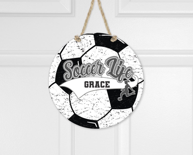 Soccer Sign Personalized Soccer Sign Soccer Room Sign Kids | Etsy