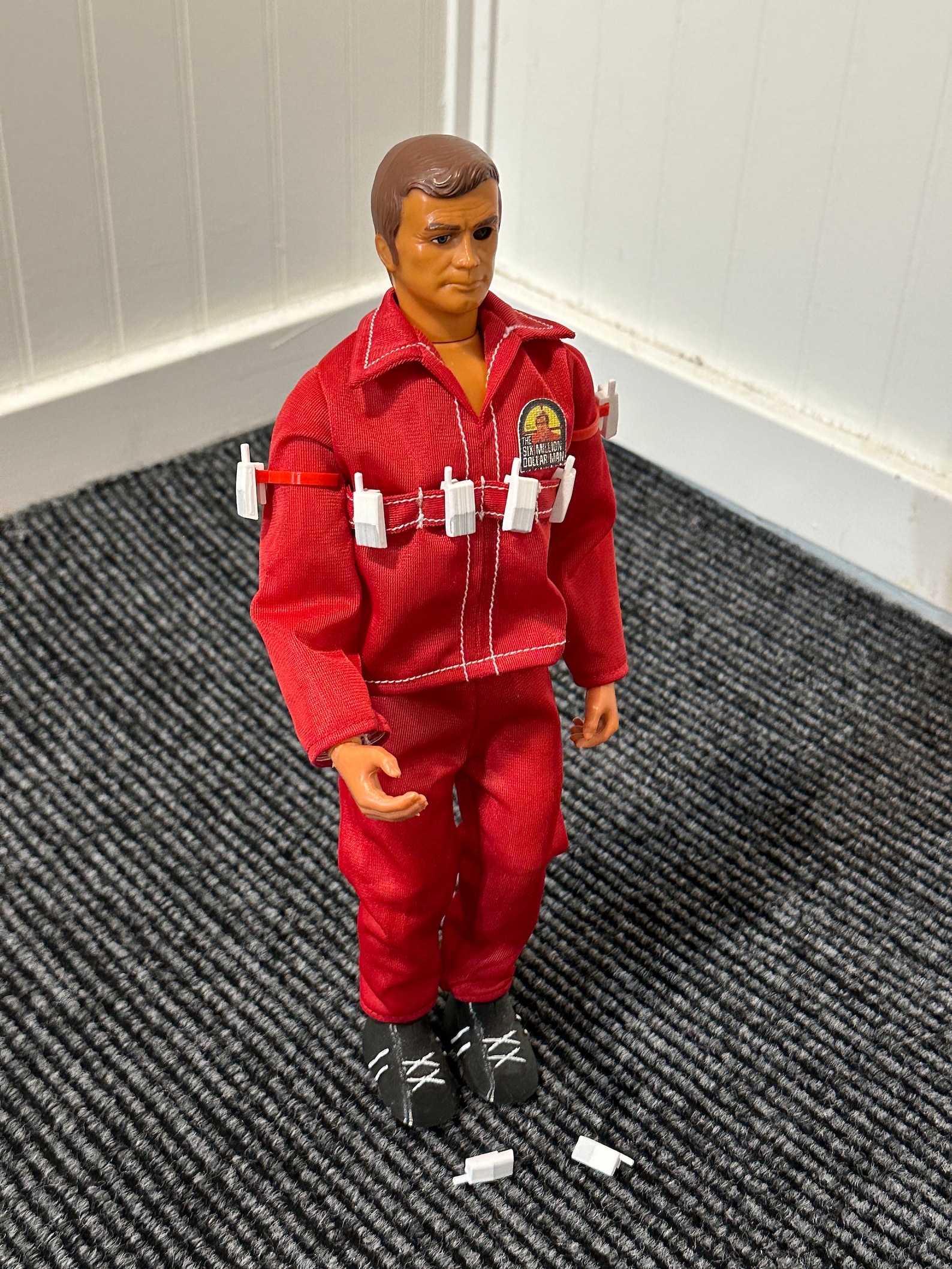 No Action Figure the Six Million Dollar Man Body Scanner Sensors 3D ...