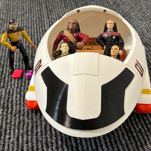 Star Trek TNG Enterprise D Type 7 Shuttle. 3D Printed - Etsy