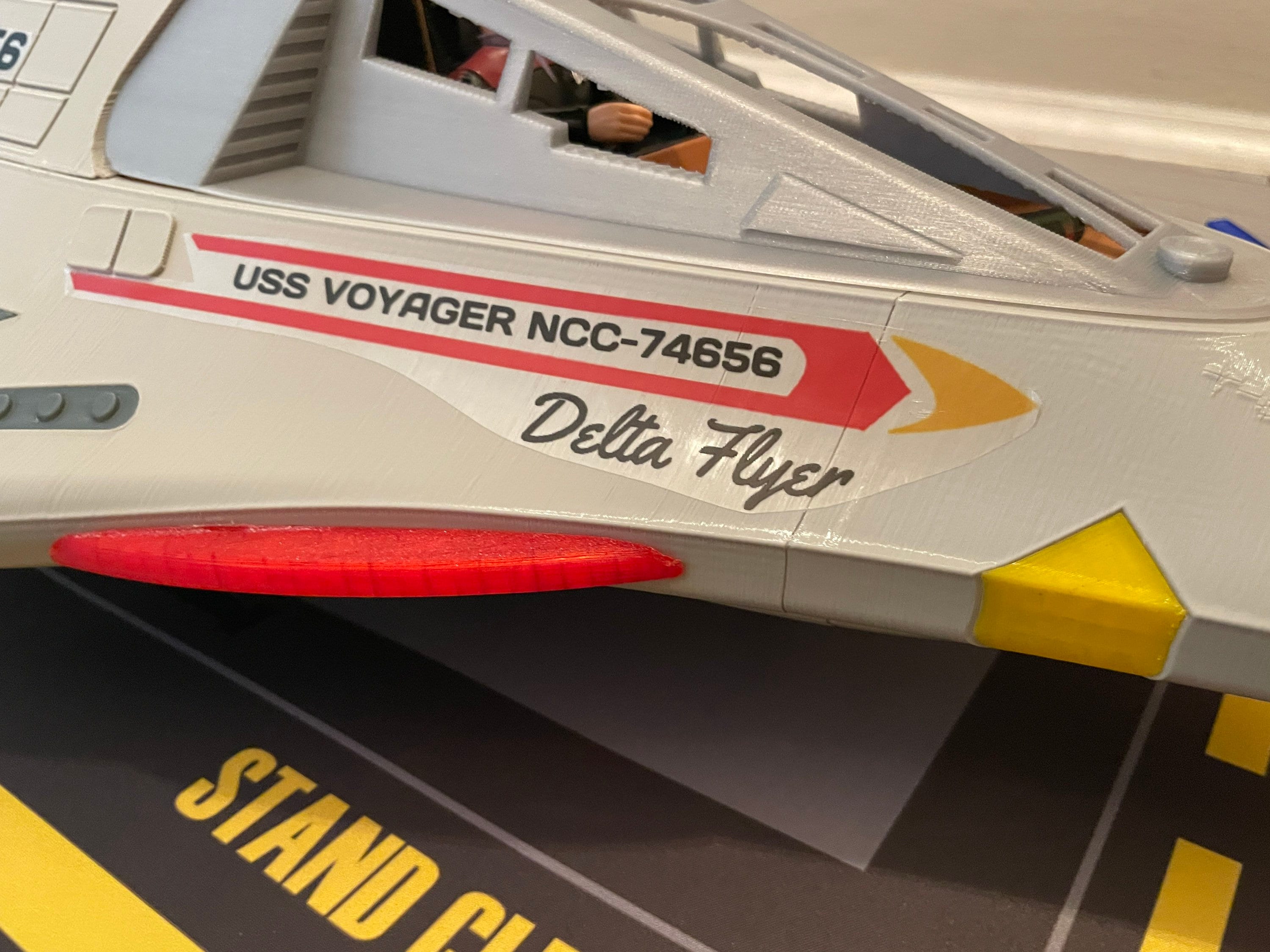 Star Trek Voyager Delta Flyer 3D Printed Playset. Fits (3) 5" Figures ...