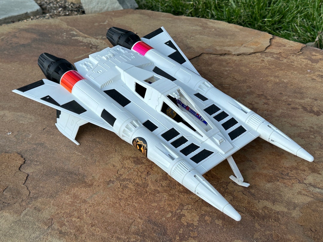 Buck Rogers Starfighter With Shooting Cannons! 3.75" Scale 3D Printed ...