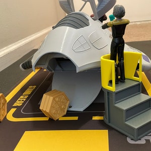 Star Trek Voyager Delta Flyer 3D Printed Playset. Fits (3) 5" Figures ...