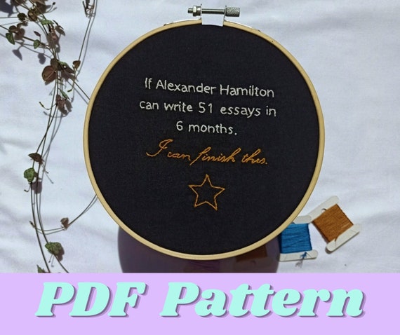 PDF Pattern Modern Embroidery Design and Instructions PDF | Etsy