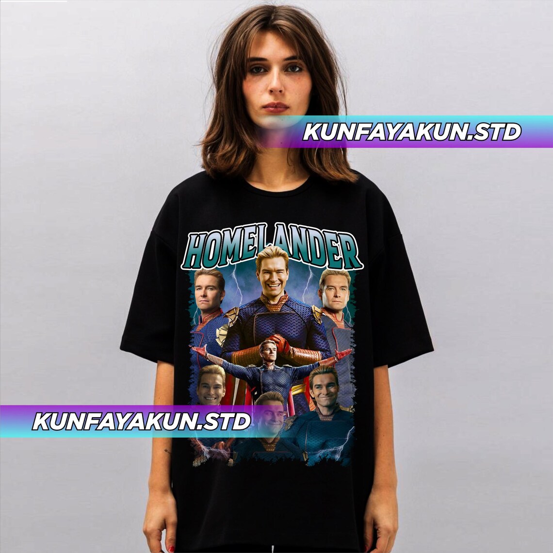 Bootleg Homelander Template Digital Editable Custom Homelander Theboys ...