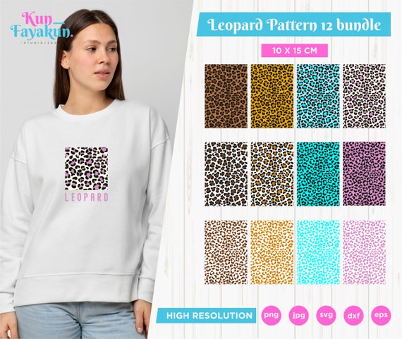 Leopard Pattern Svg leopard Pattern Bundle Svg Repeating | Etsy