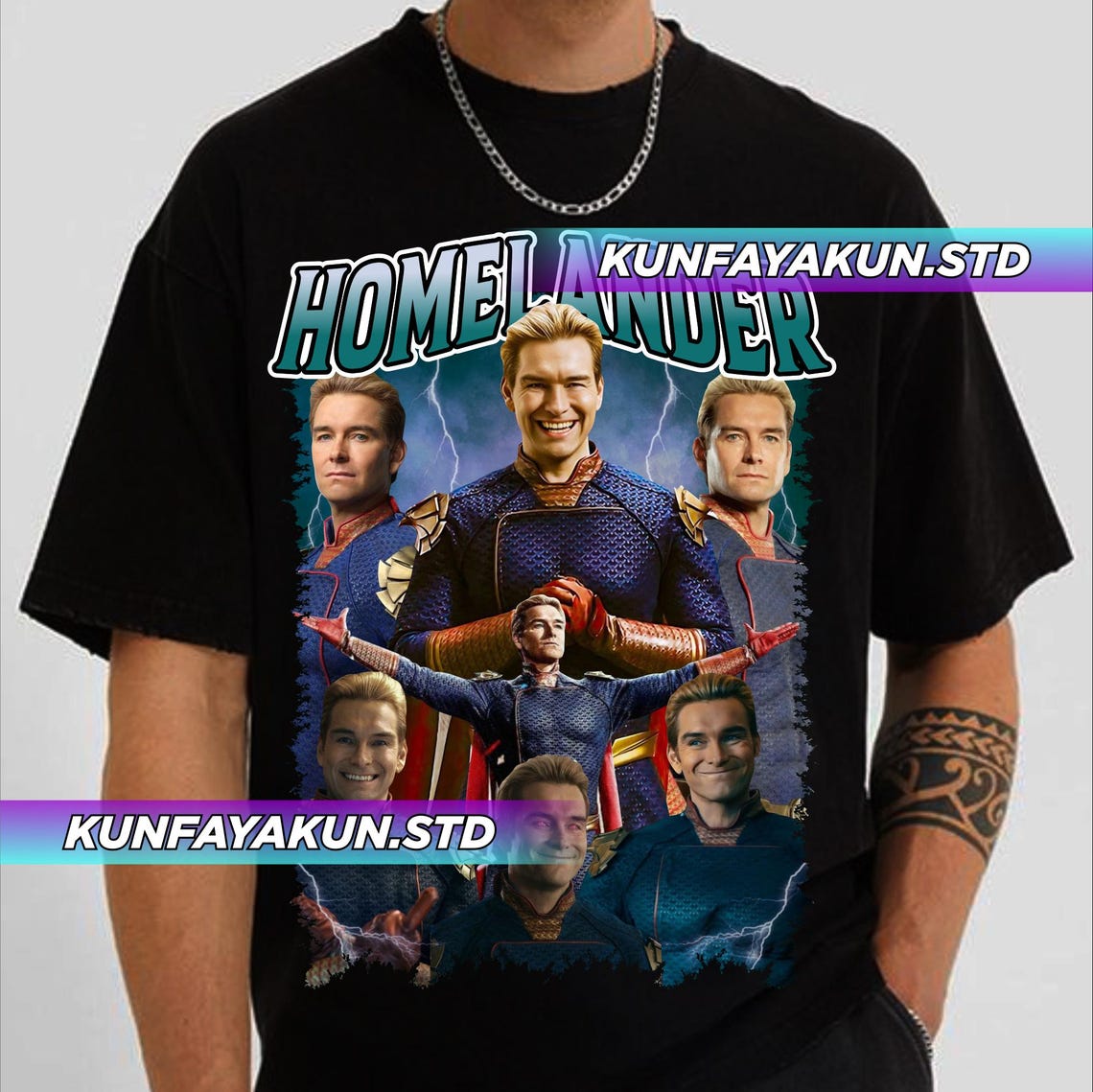 Bootleg Homelander Template Digital Editable Custom Homelander Theboys ...