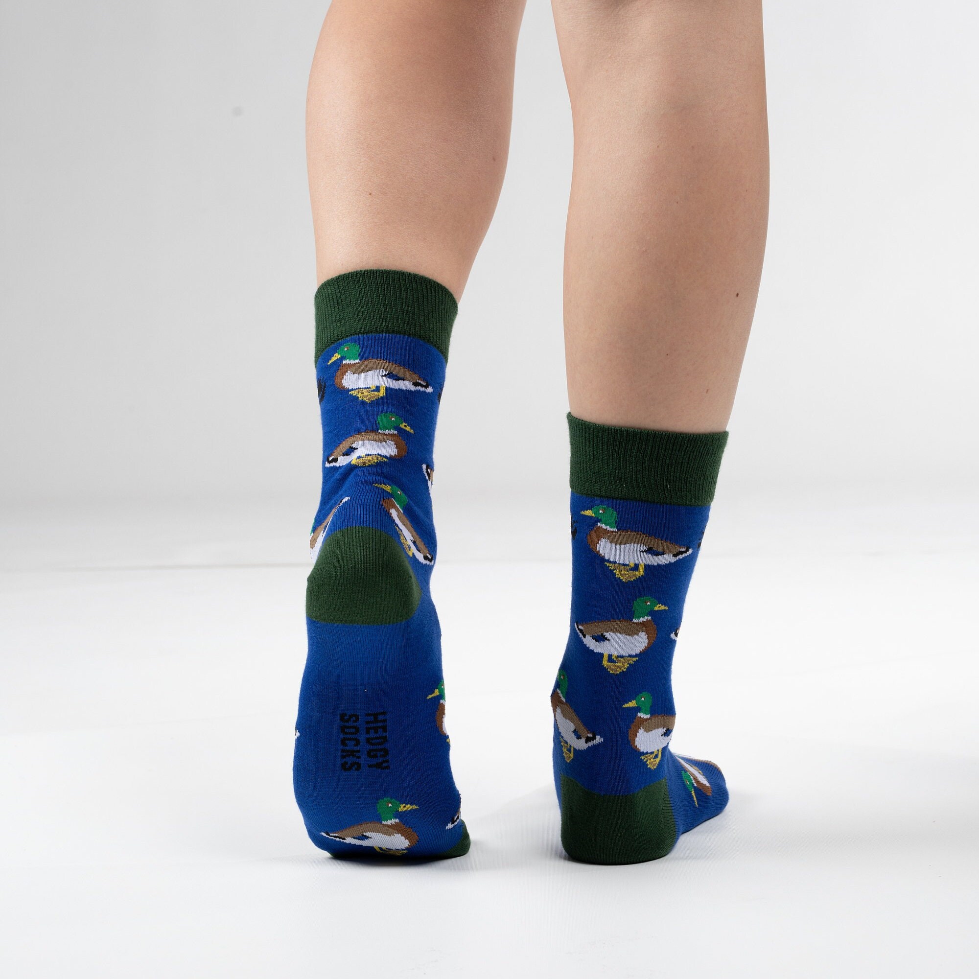 BAMBOO SOCKS DUCK Mallard Duck Socks Blue Socks His Socks Her Socks Eco ...